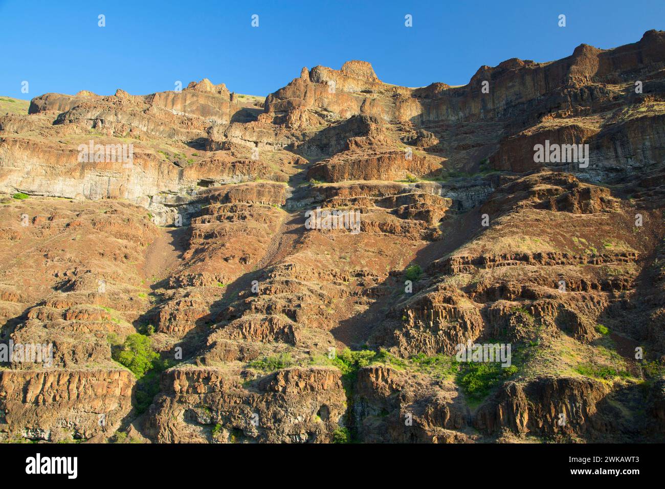 Deschutes River canyon slope, Lower Deschutes River National Back ...