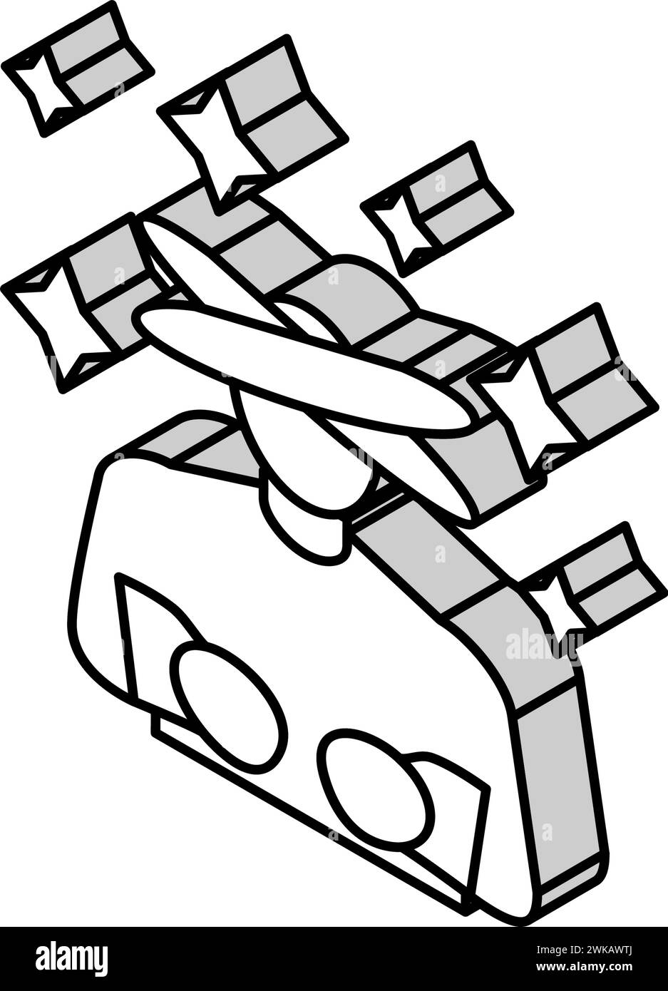 dizziness or lightheadedness isometric icon vector illustration Stock ...