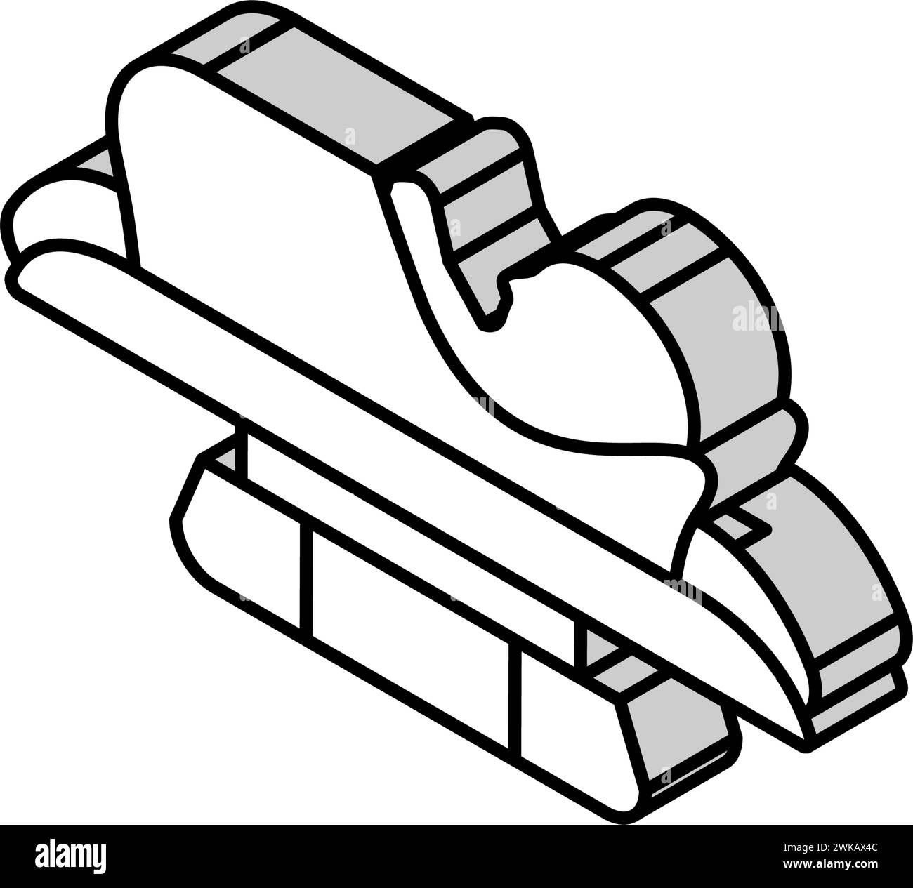 baby weight scale tool isometric icon vector illustration Stock Vector ...