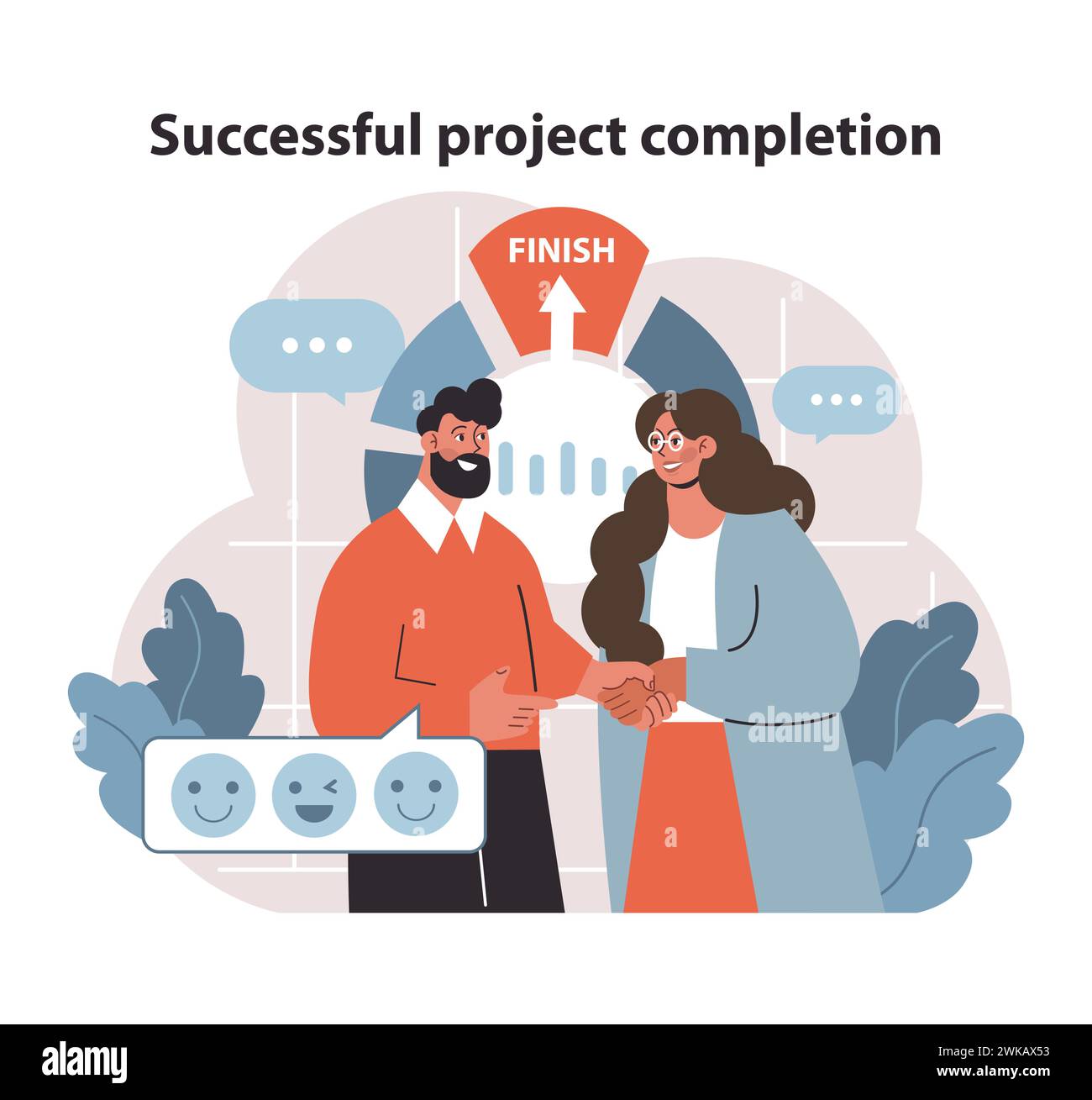 Celebrating Project Milestones. Team leaders acknowledge completion ...