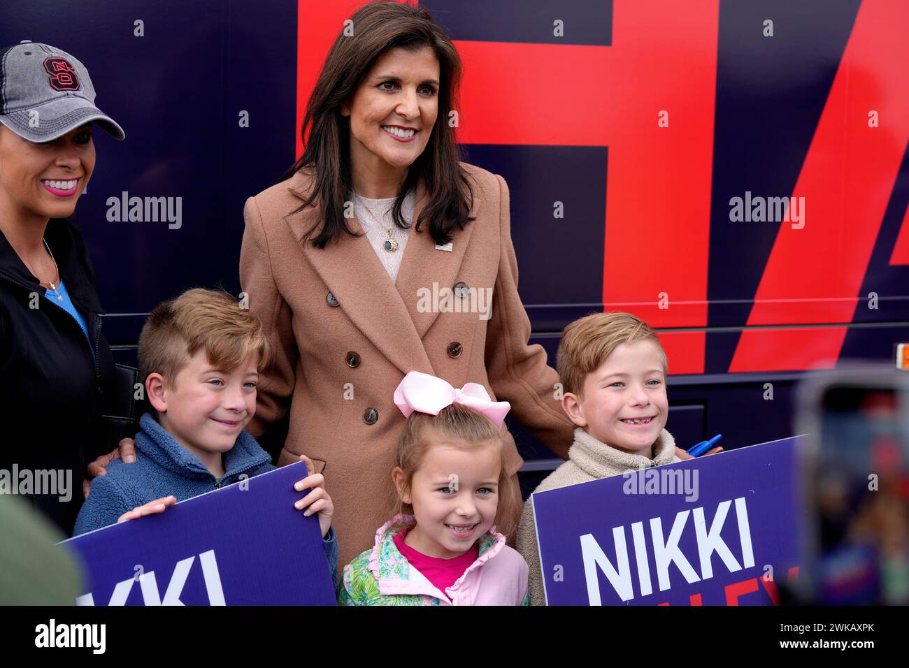 Republican presidential candidate former UN Ambassador Nikki Haley ...