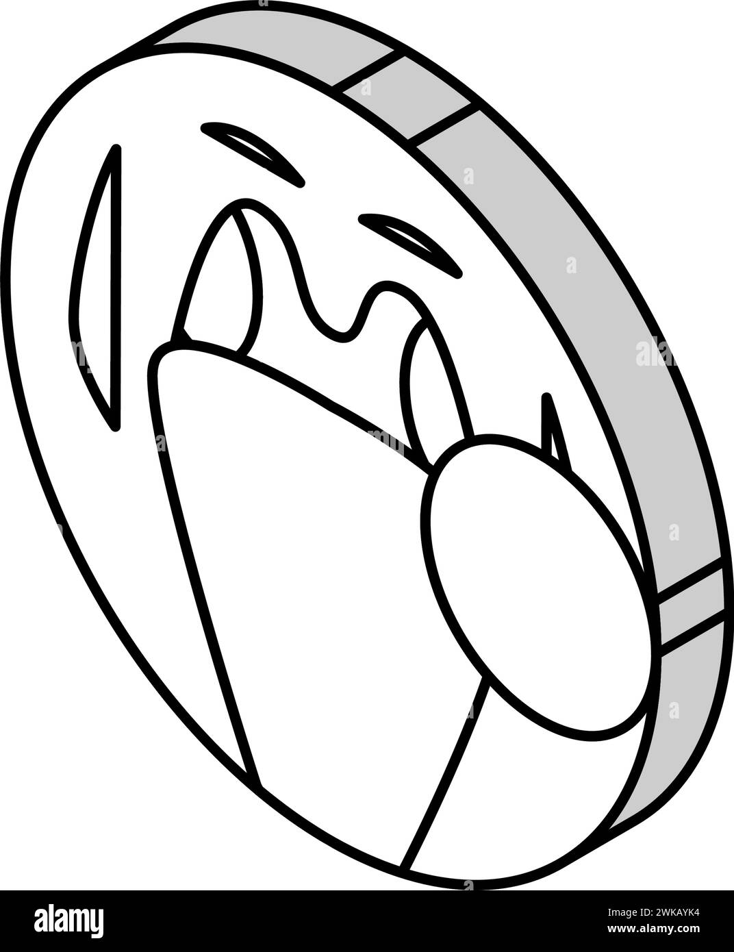 tonsils adenoid problems isometric icon vector illustration Stock ...