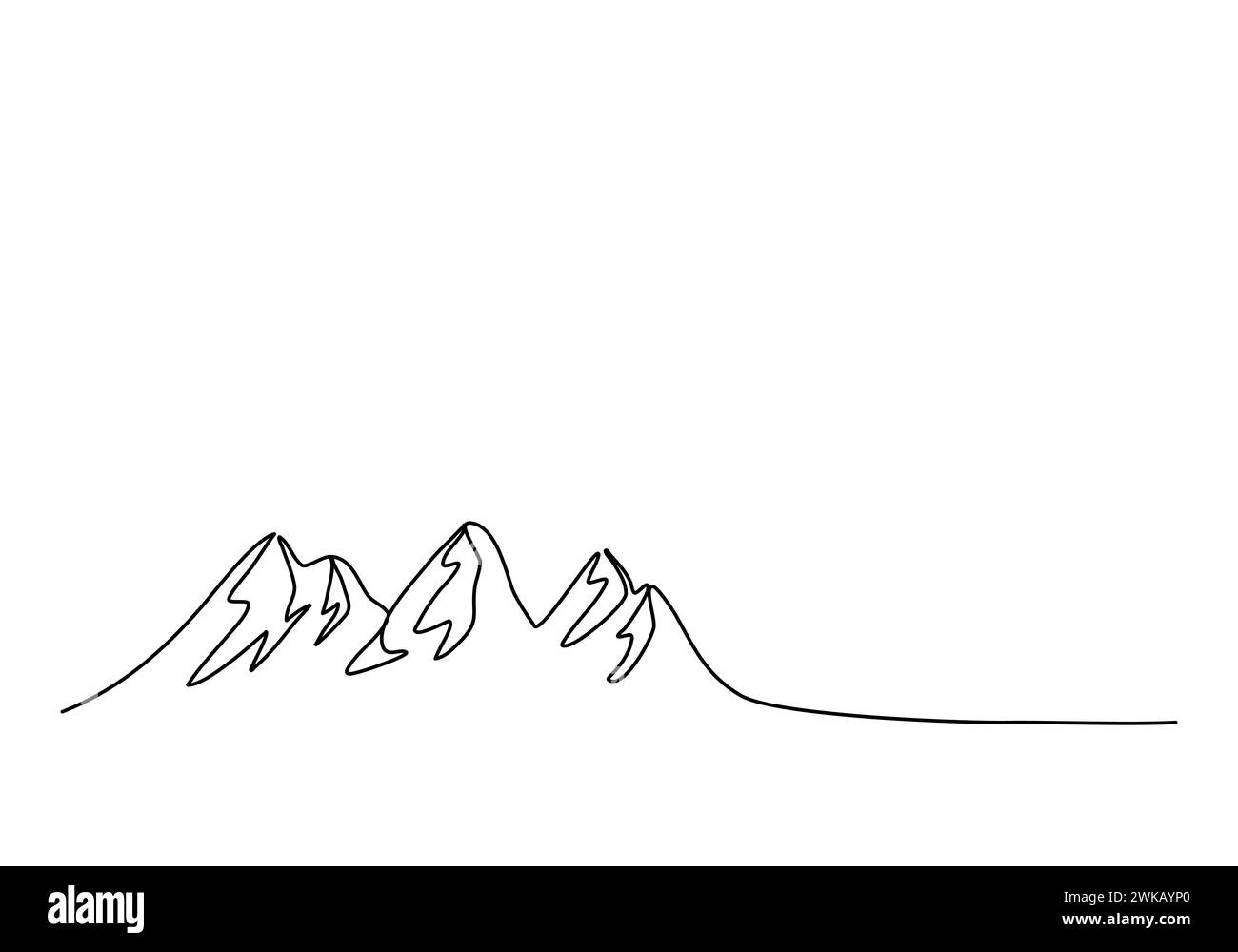 Alps one Stock Vector Images - Alamy