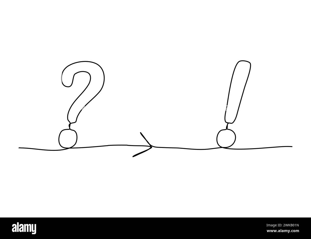 Concept for problem solving one line drawing vector illustration Stock ...