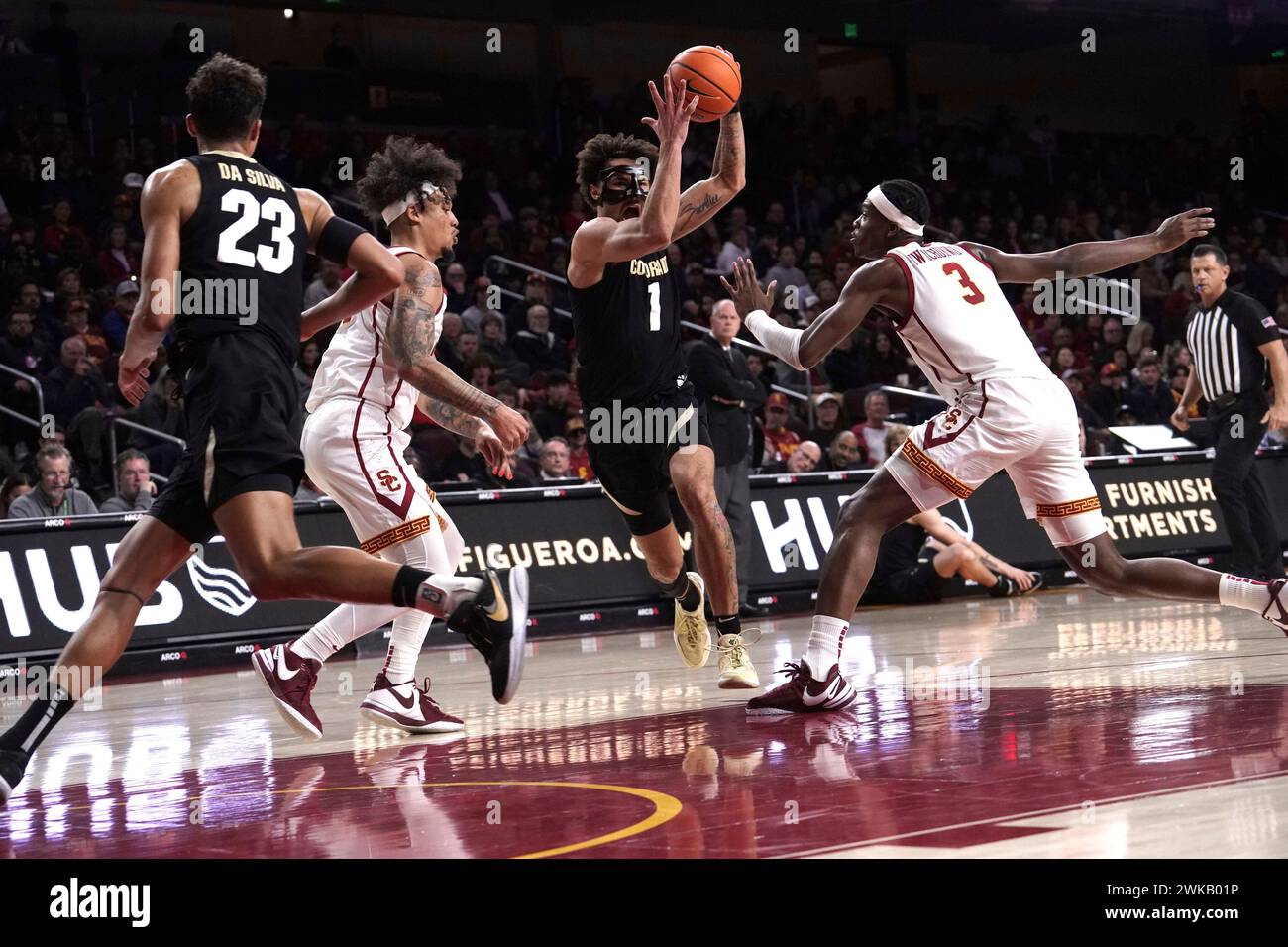 Colorado Buffaloes guard J'Vonne Hadley (1) makes a move with the ...