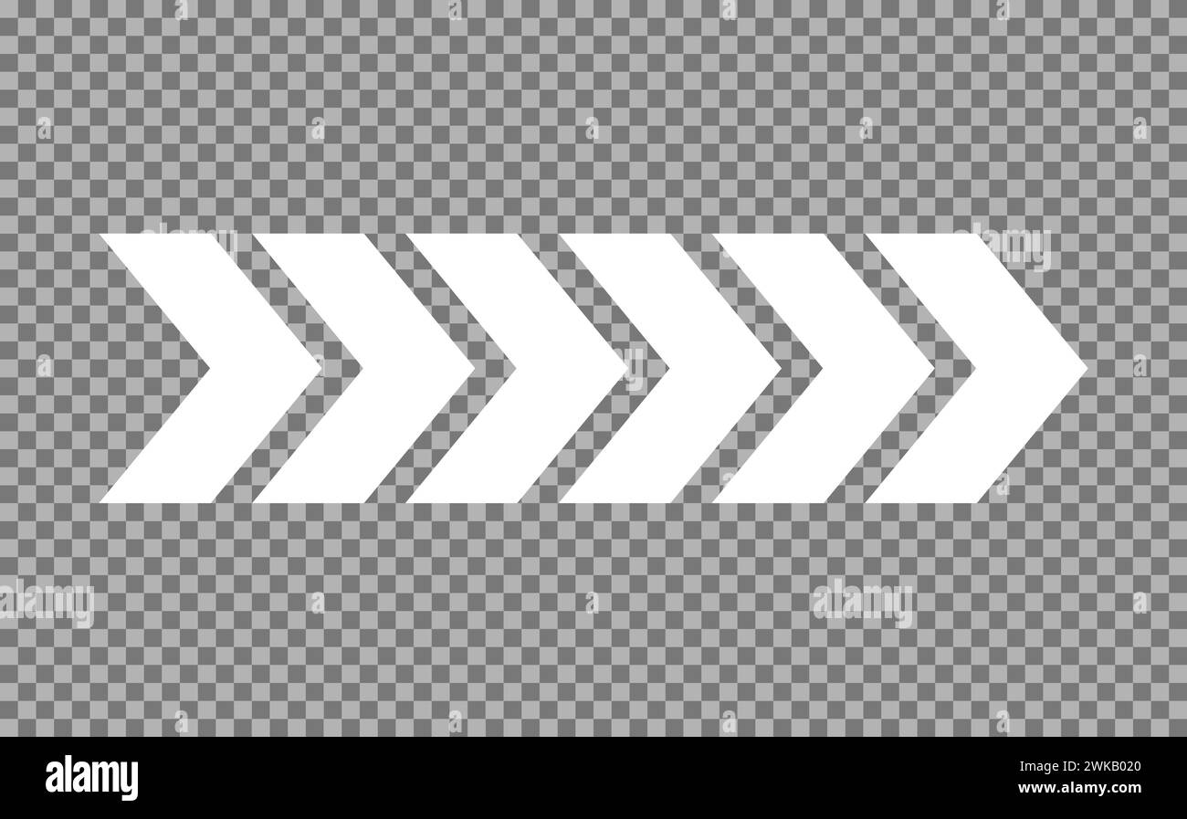 White arrows on a transparent background indicate the direction of ...