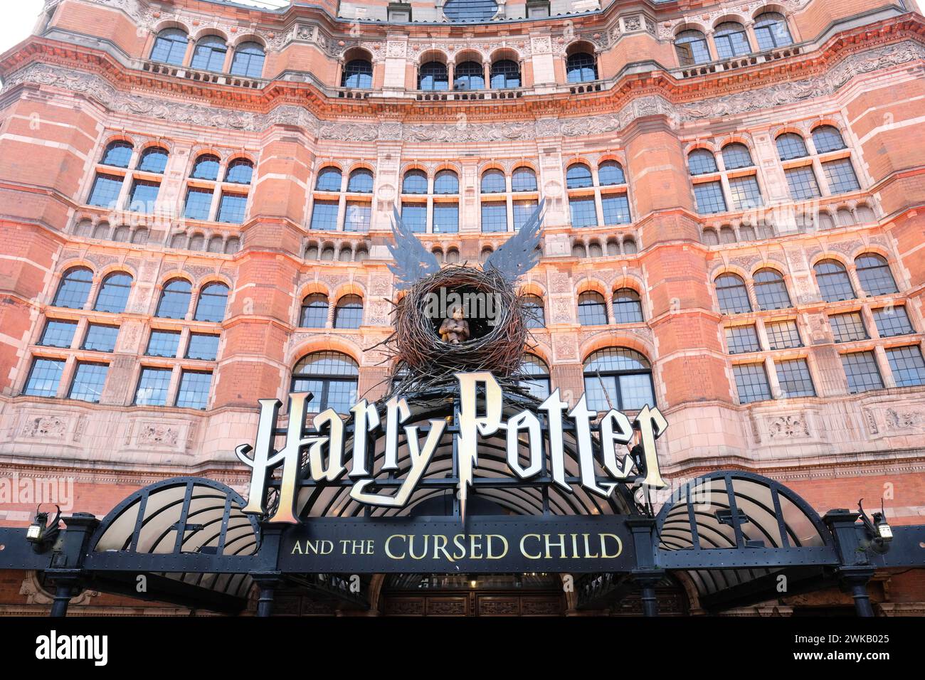 Palace Theatre in the West End of London UK showing the play Harry ...
