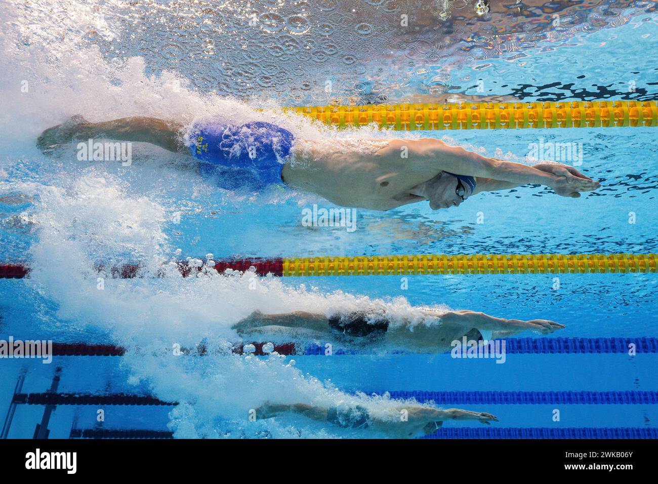 Erik Persson of, Sweden. , . competes in men's 200 meter breaststroke ...