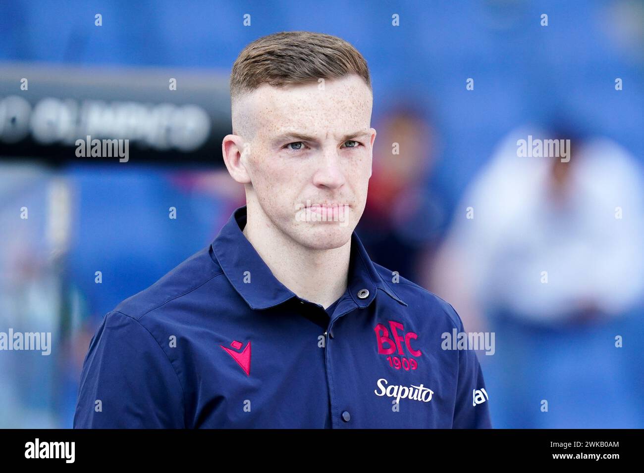 Rome, Italy. 18th Feb, 2024. Lewis Ferguson of Bologna FC looks on ...