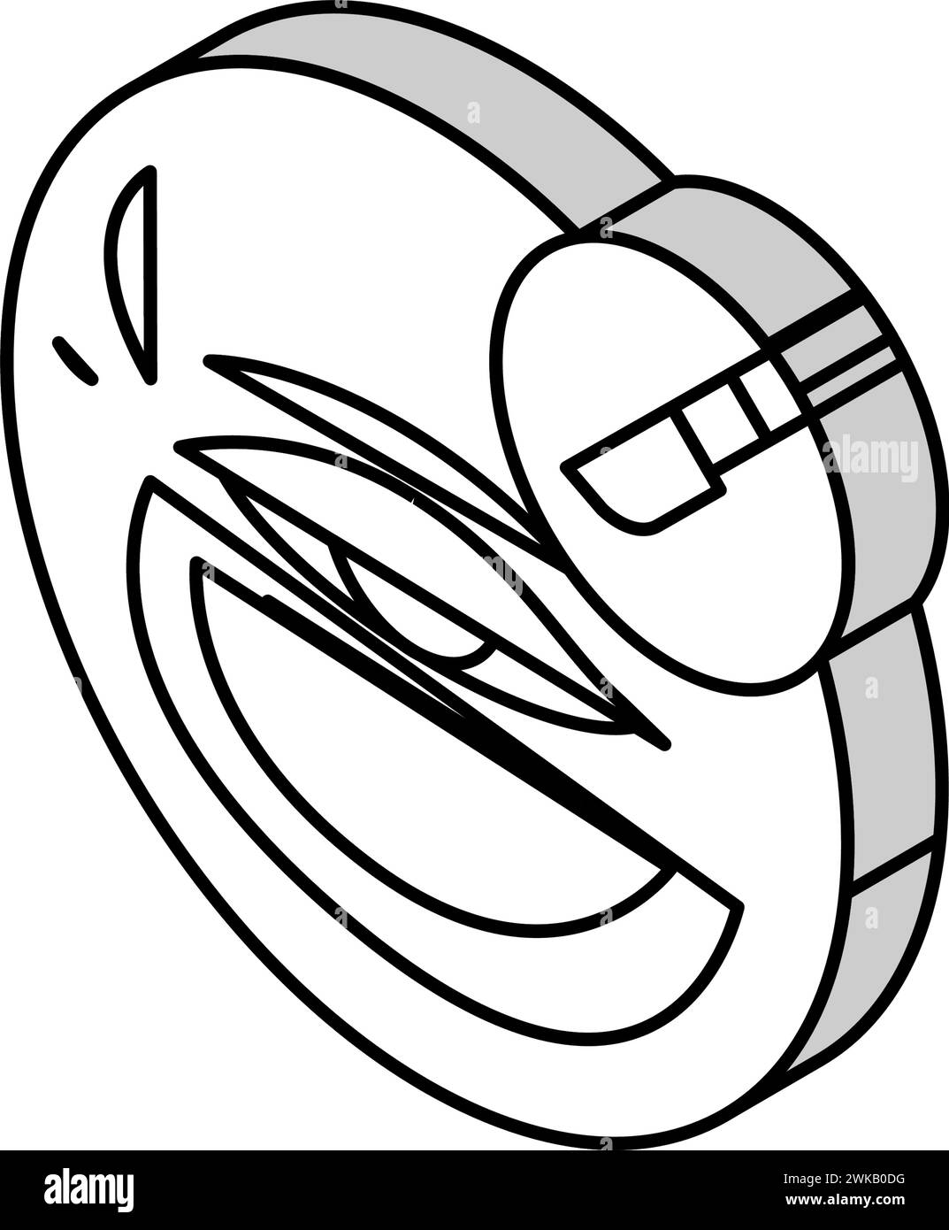 blepharoplasty surgery isometric icon vector illustration Stock Vector ...