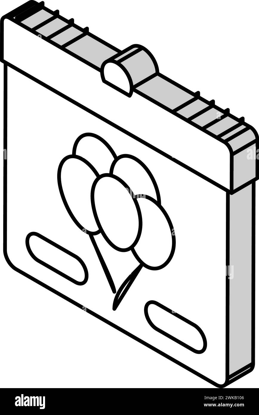 holiday parade isometric icon vector illustration Stock Vector Image ...