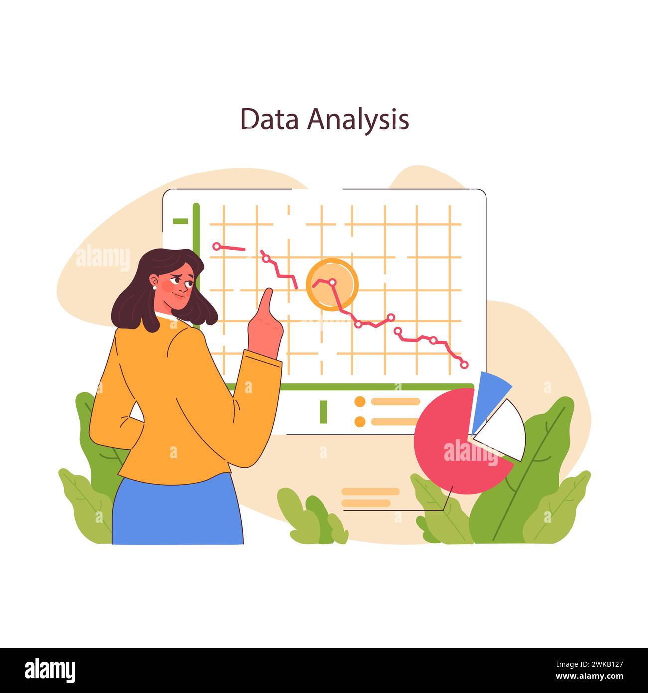 Innovation cycle. Generation of a creative idea or business solution. Start up or new project ...