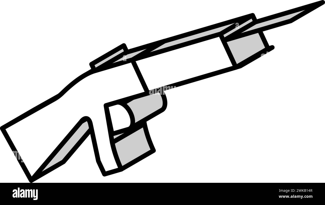 shotgun weapon isometric icon vector illustration Stock Vector Image ...