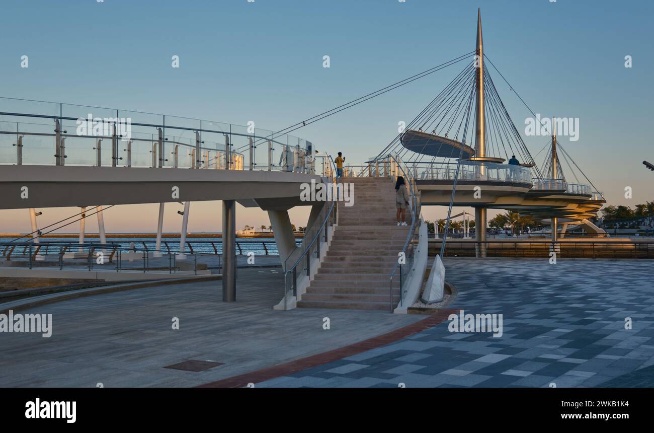 The glass bridge of lusail hi-res stock photography and images - Alamy