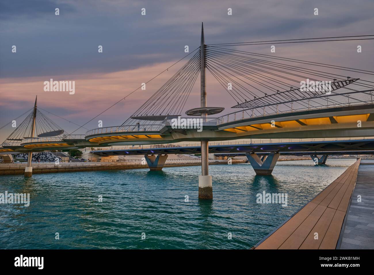 The Lusail Pedestrian Bridges o the Glass Bridge of Lusail, in Lusail ...