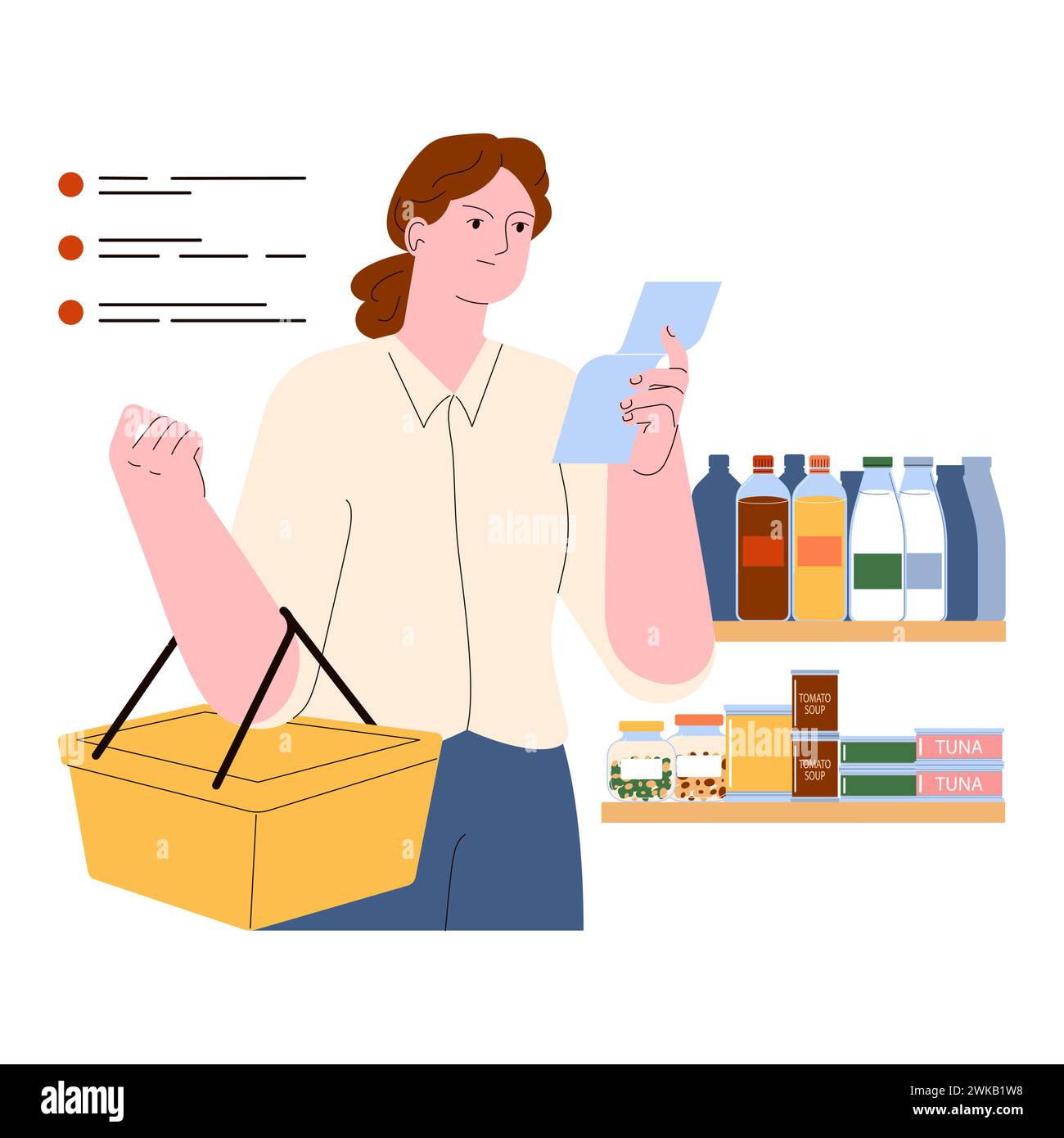 Mindful food consumption Cut Out Stock Images & Pictures - Alamy