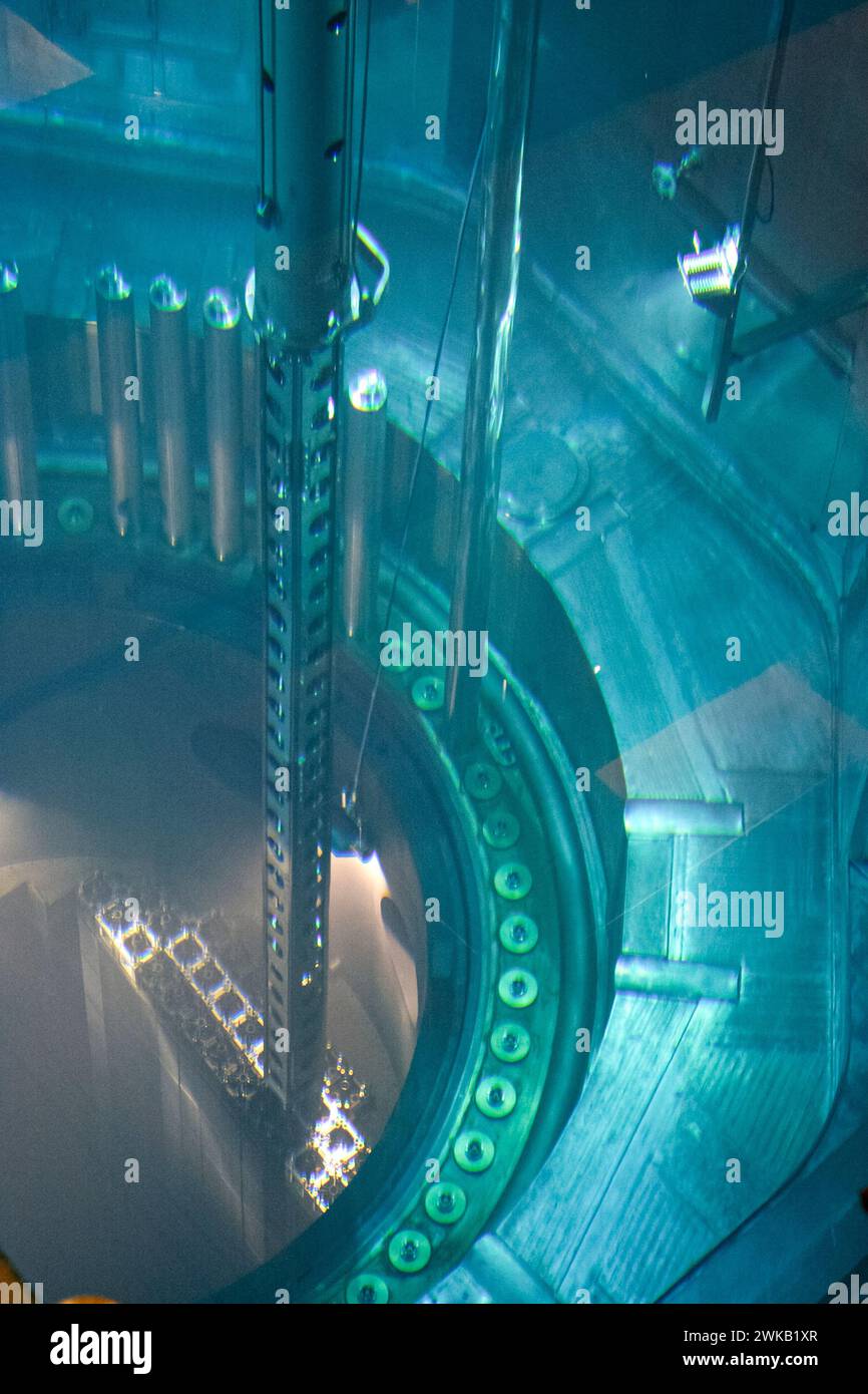 Inside the Angra II Nuclear Power Plant’s spent fuel pool at the ...