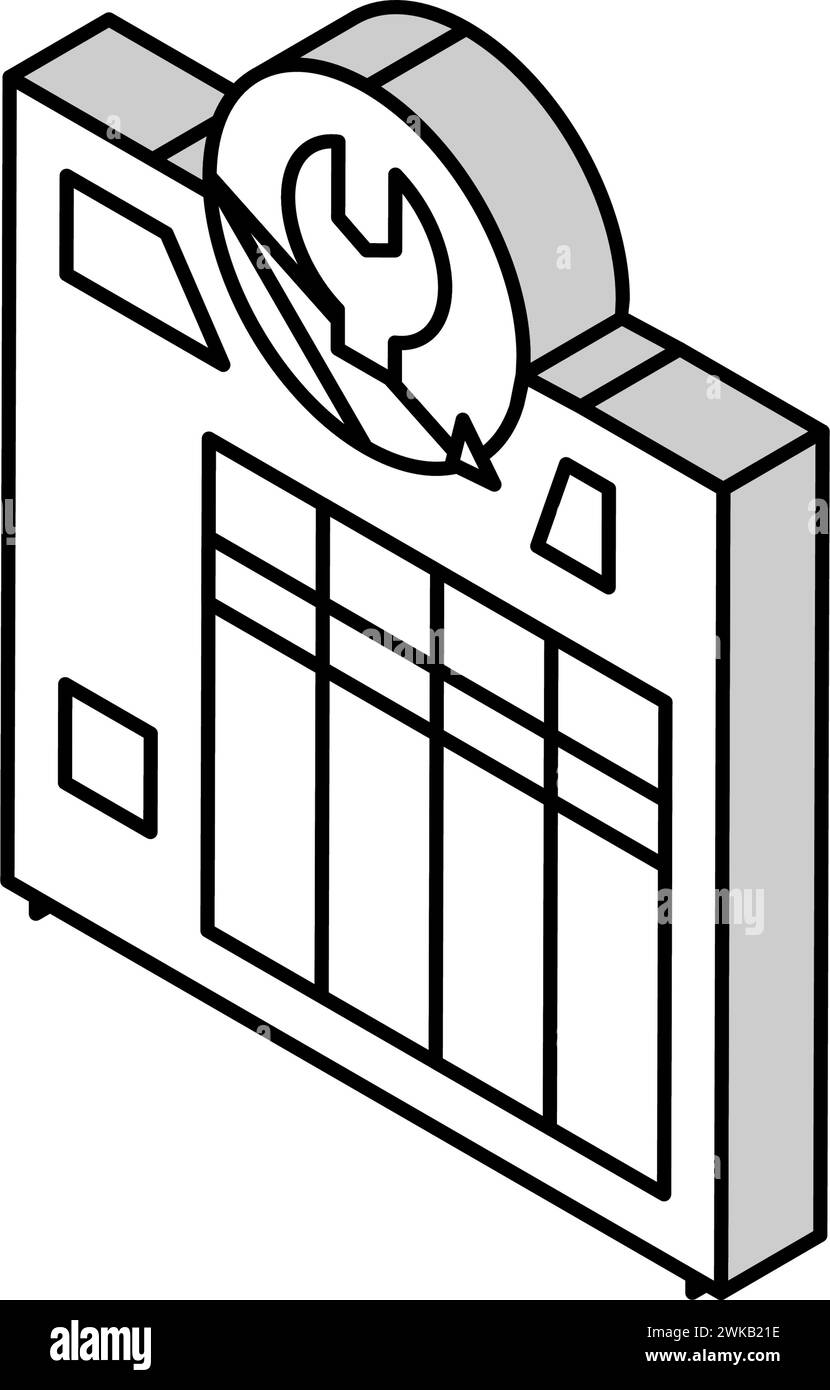 nas data recovery isometric icon vector illustration Stock Vector Image ...