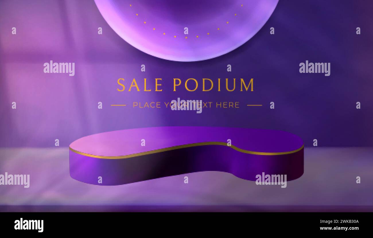 Violet exhibition stand Stock Vector Images - Alamy