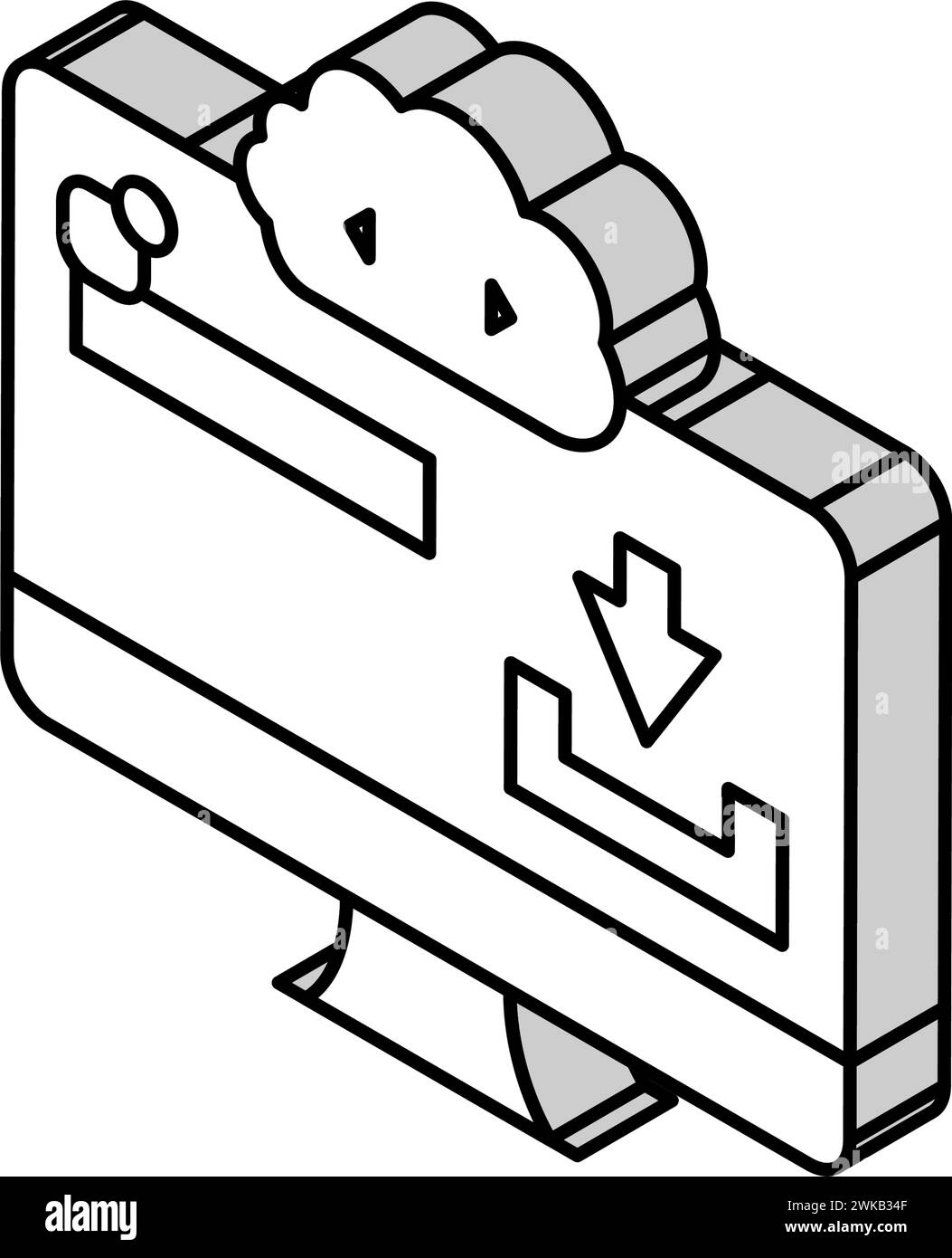 platform software isometric icon vector illustration Stock Vector Image ...