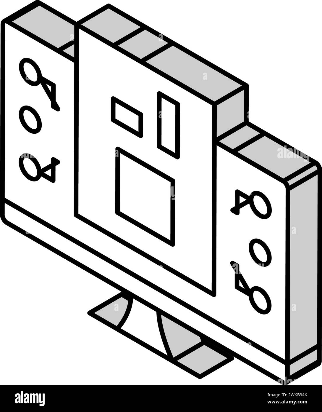 firmware software isometric icon vector illustration Stock Vector Image ...