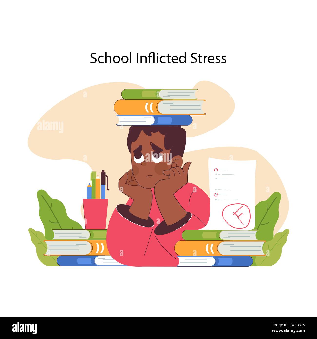 Test Anxiety Cartoon