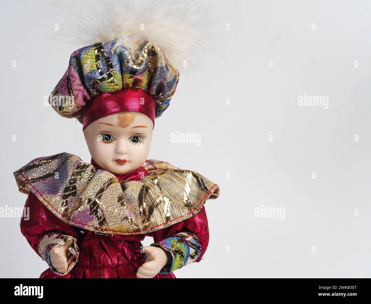 Sweet Porcelain Italian doll depicting the young hero of the Commedia ...