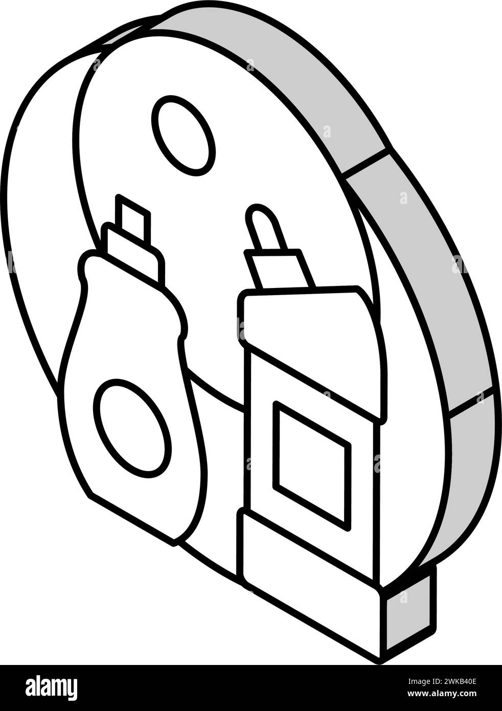 consumer chemicals isometric icon vector illustration Stock Vector ...