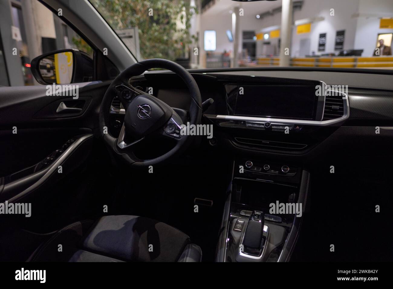 steering wheel, display, Interior, cockpit Opel Grandland Hybrid car ...