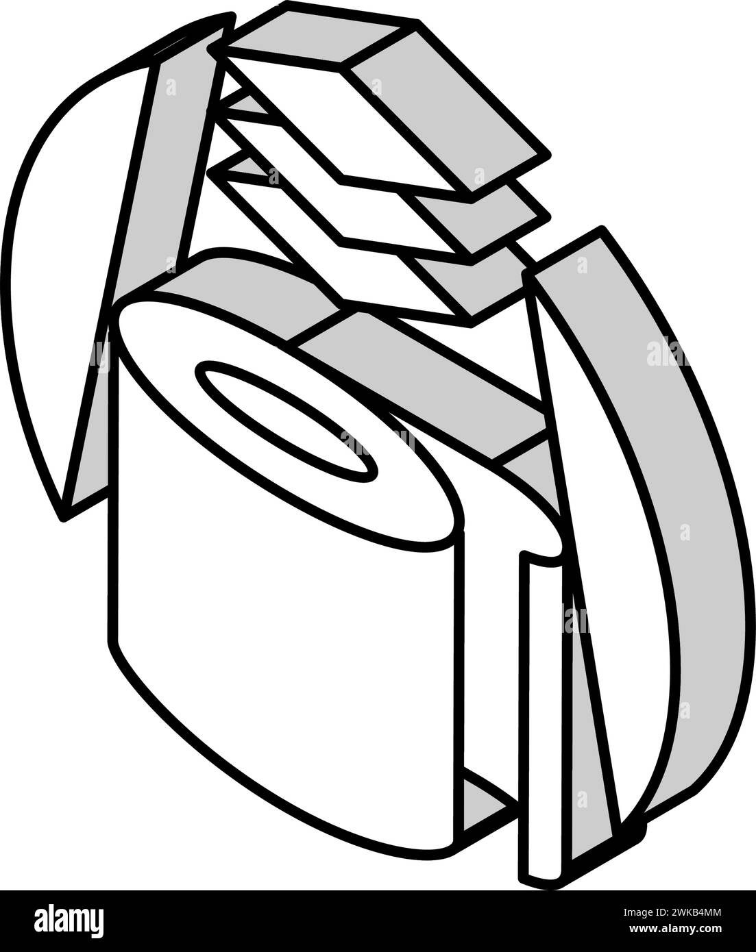 rubber production isometric icon vector illustration Stock Vector Image ...