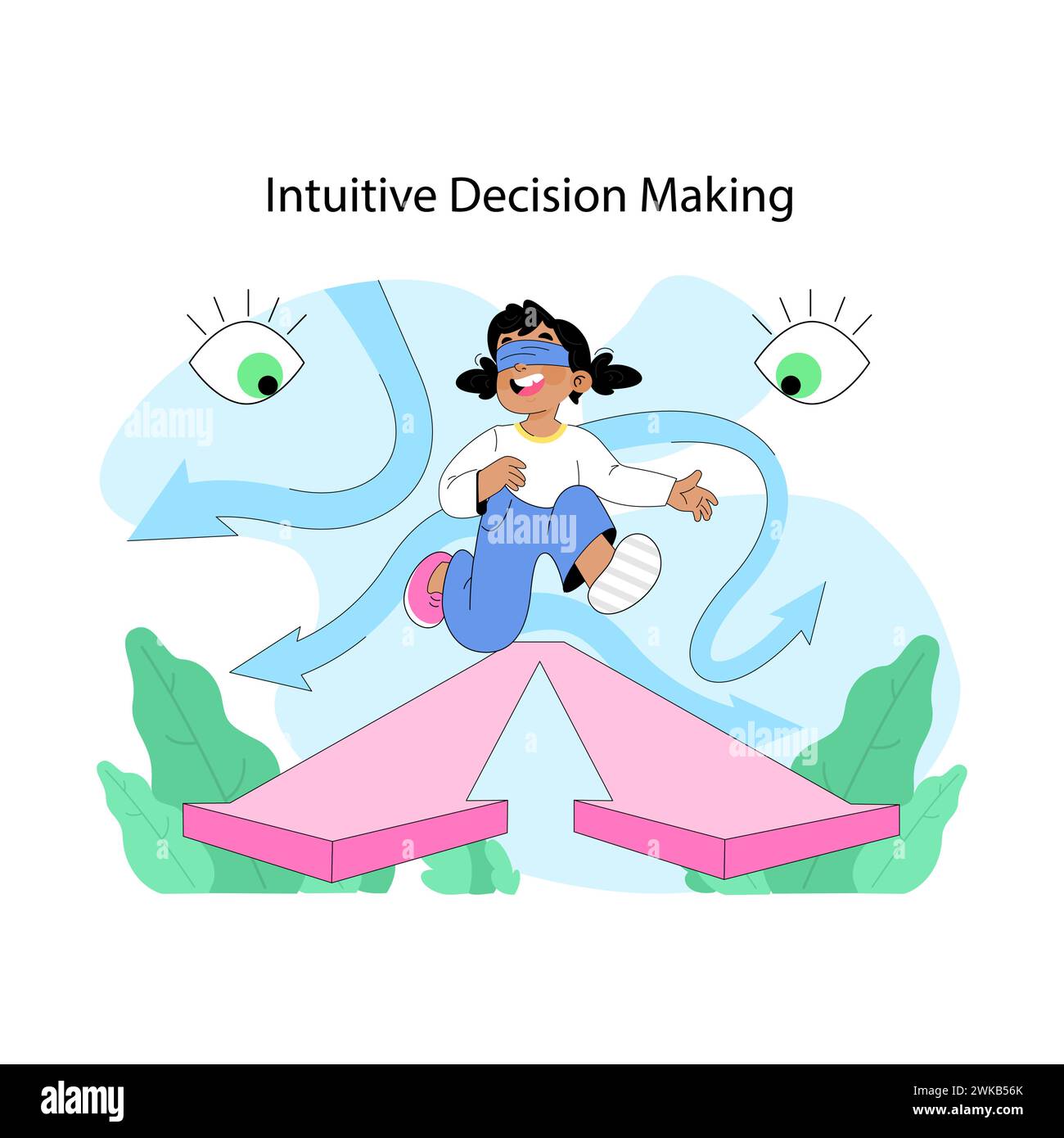 Gut feeling instinct Stock Vector Images - Alamy