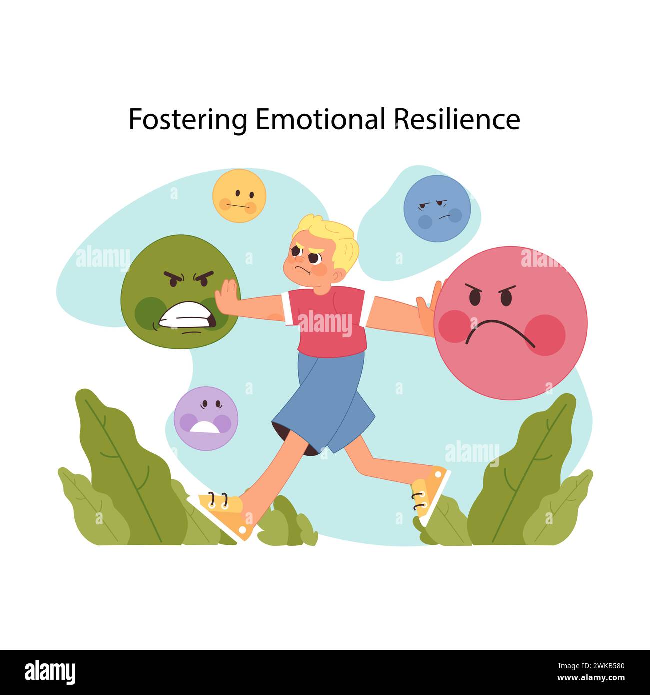 Resilience in children Cut Out Stock Images & Pictures - Alamy