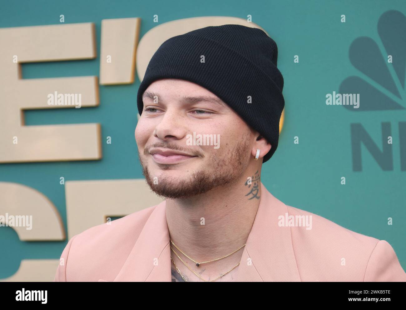 Kane Brown attends the 2024 People's Choice Awards at Barker Hangar on ...