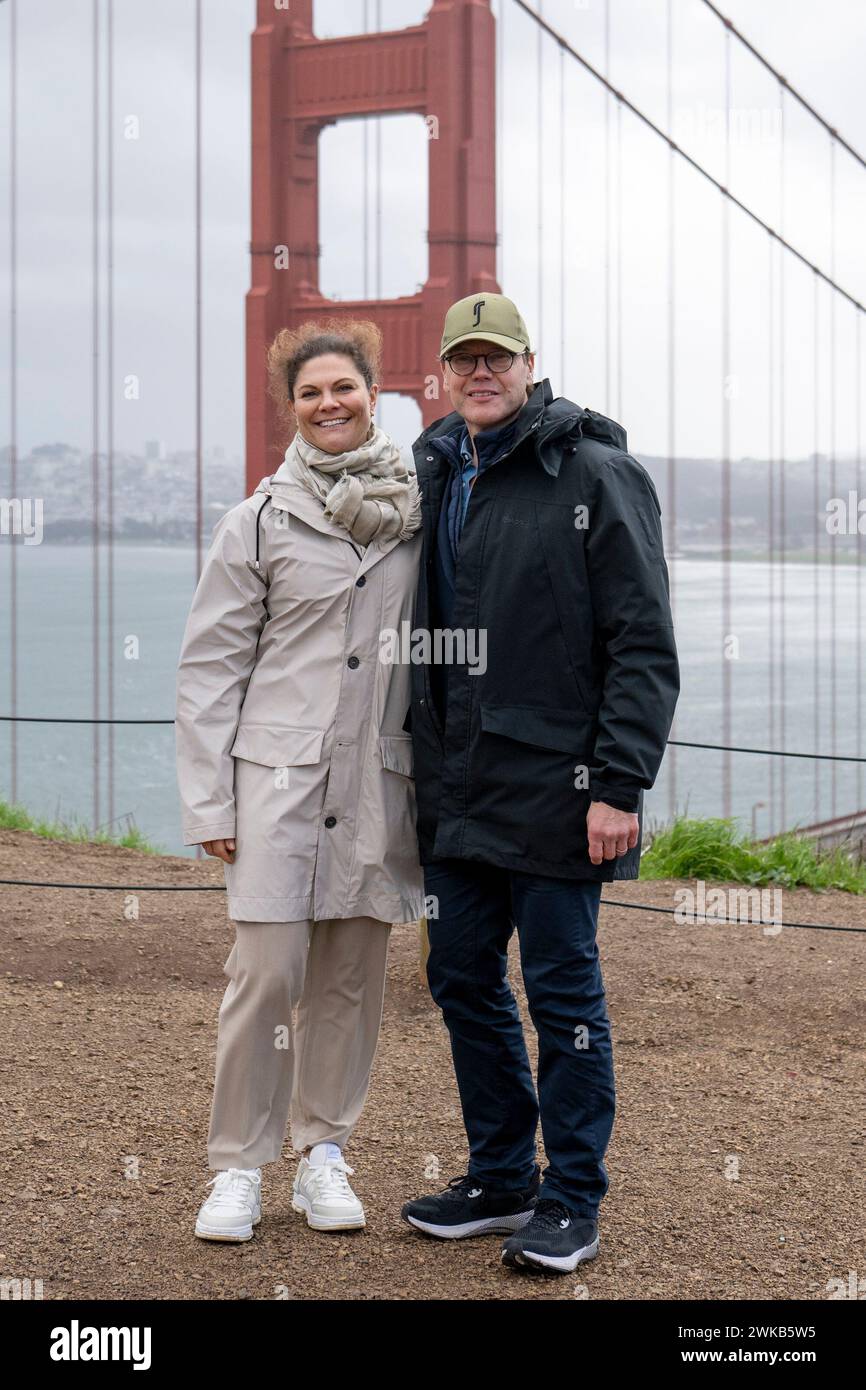 San Francisco, USA. 19th Feb, 2024. Royal Highnesses the Crown Princess ...
