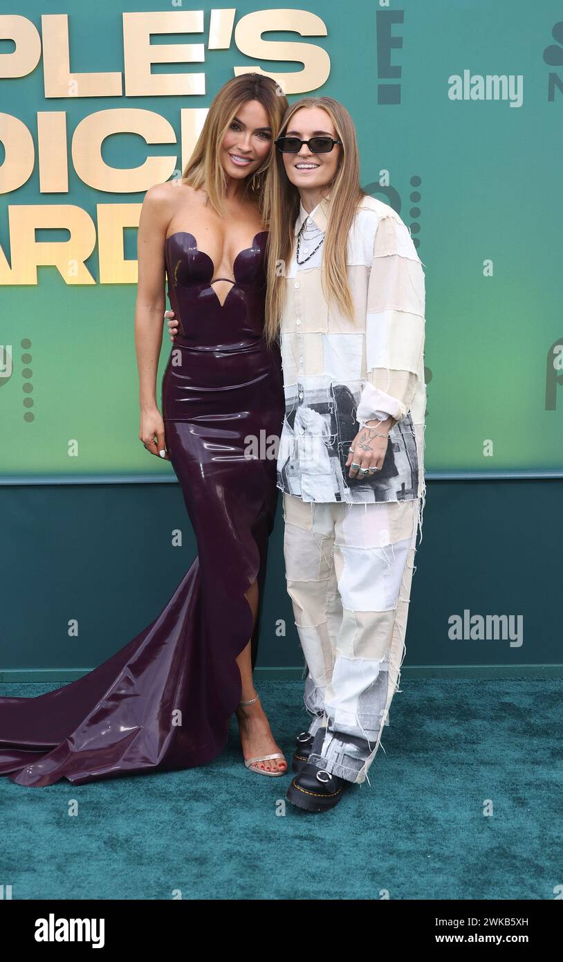 G Flip, Chrishell Stause attends the 2024 People's Choice Awards at ...
