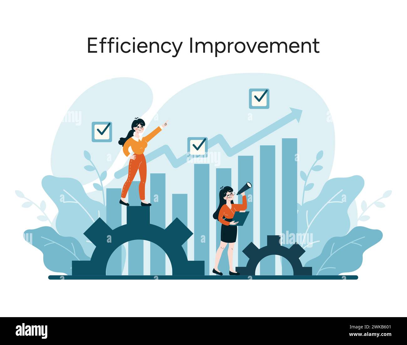 Efficiency Improvement concept. Dynamic process optimization and ... Efficiency Improvement concept. Dynamic process optimization and ...