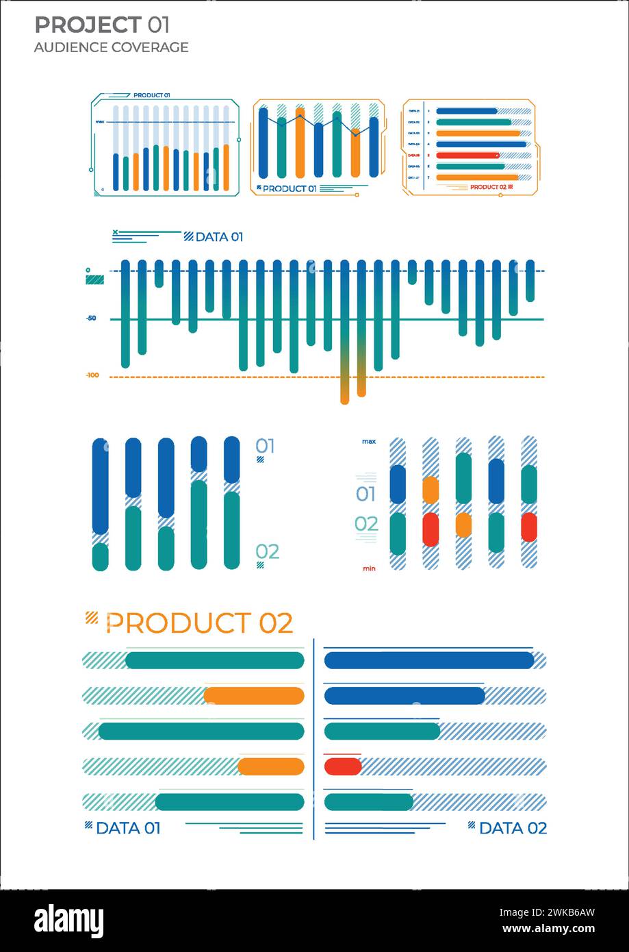 Design business elements charts in color. Finance Charts Stock Vector ...