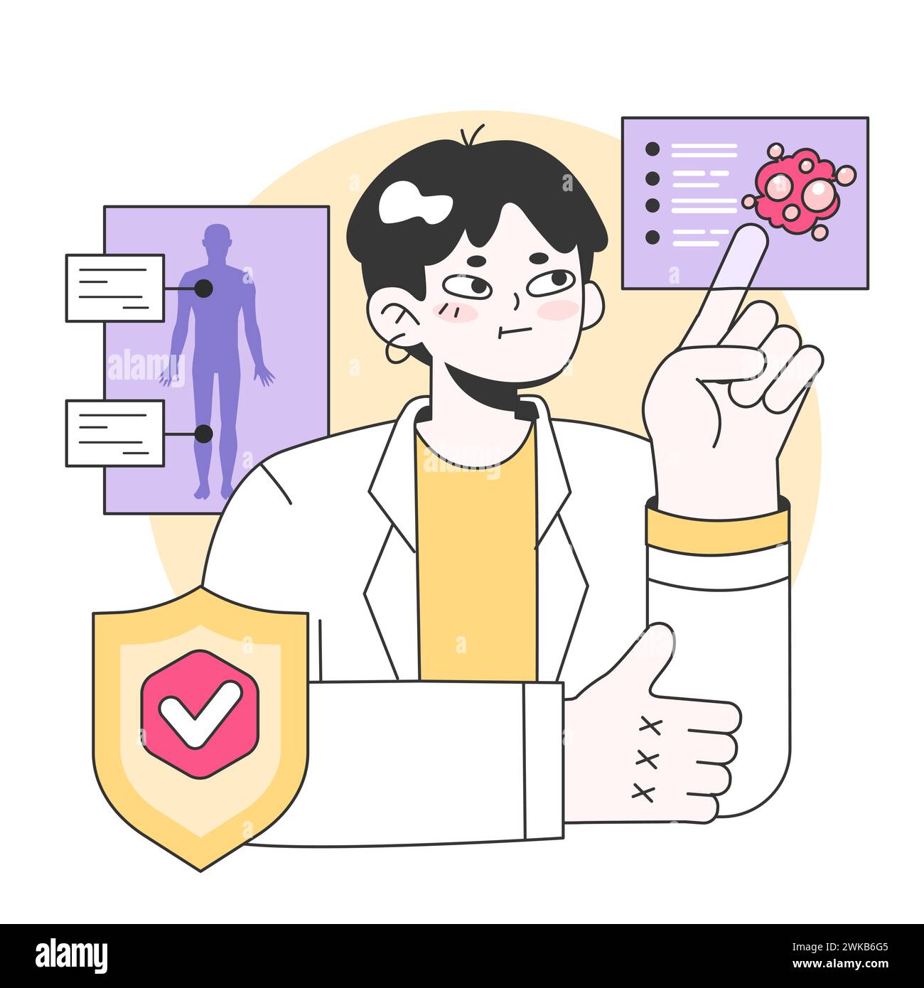 Medical research. Biotechnology, medicine and pharmacology development ...