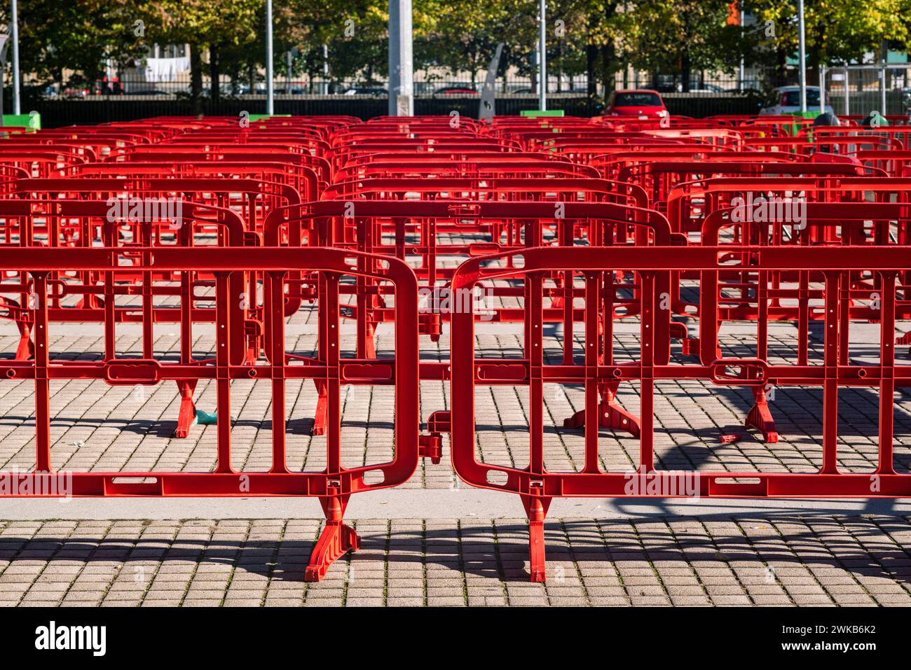 Border barriers hi-res stock photography and images - Alamy