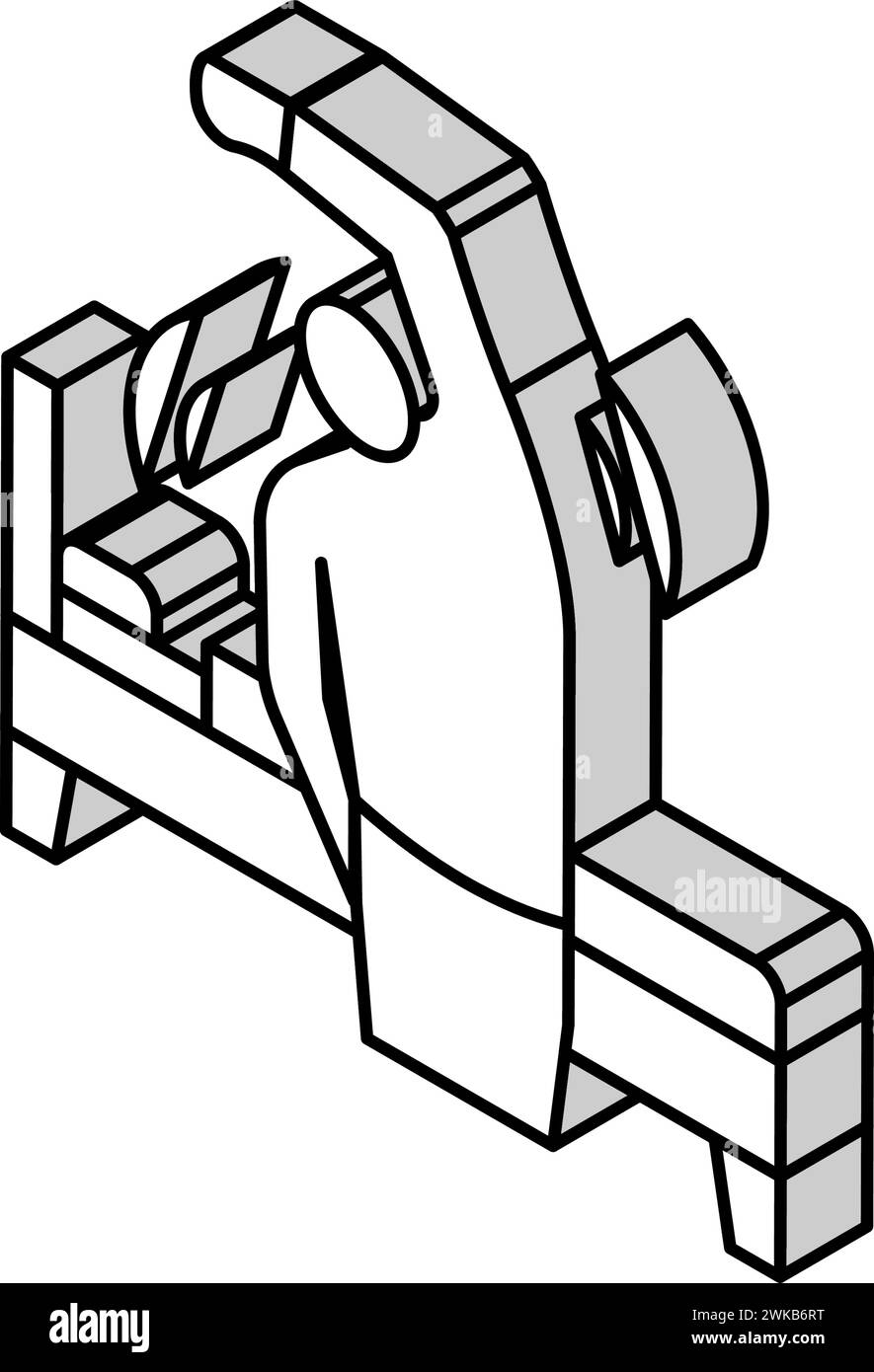 relaxation techniques isometric icon vector illustration Stock Vector ...