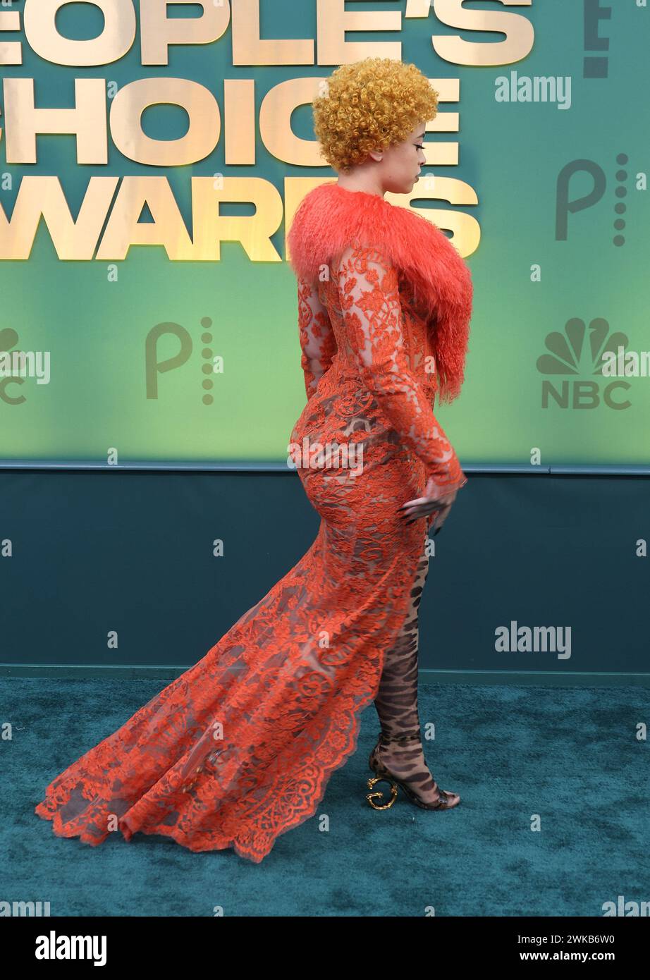 Ics Spice attends the 2024 People's Choice Awards at Barker Hangar on ...