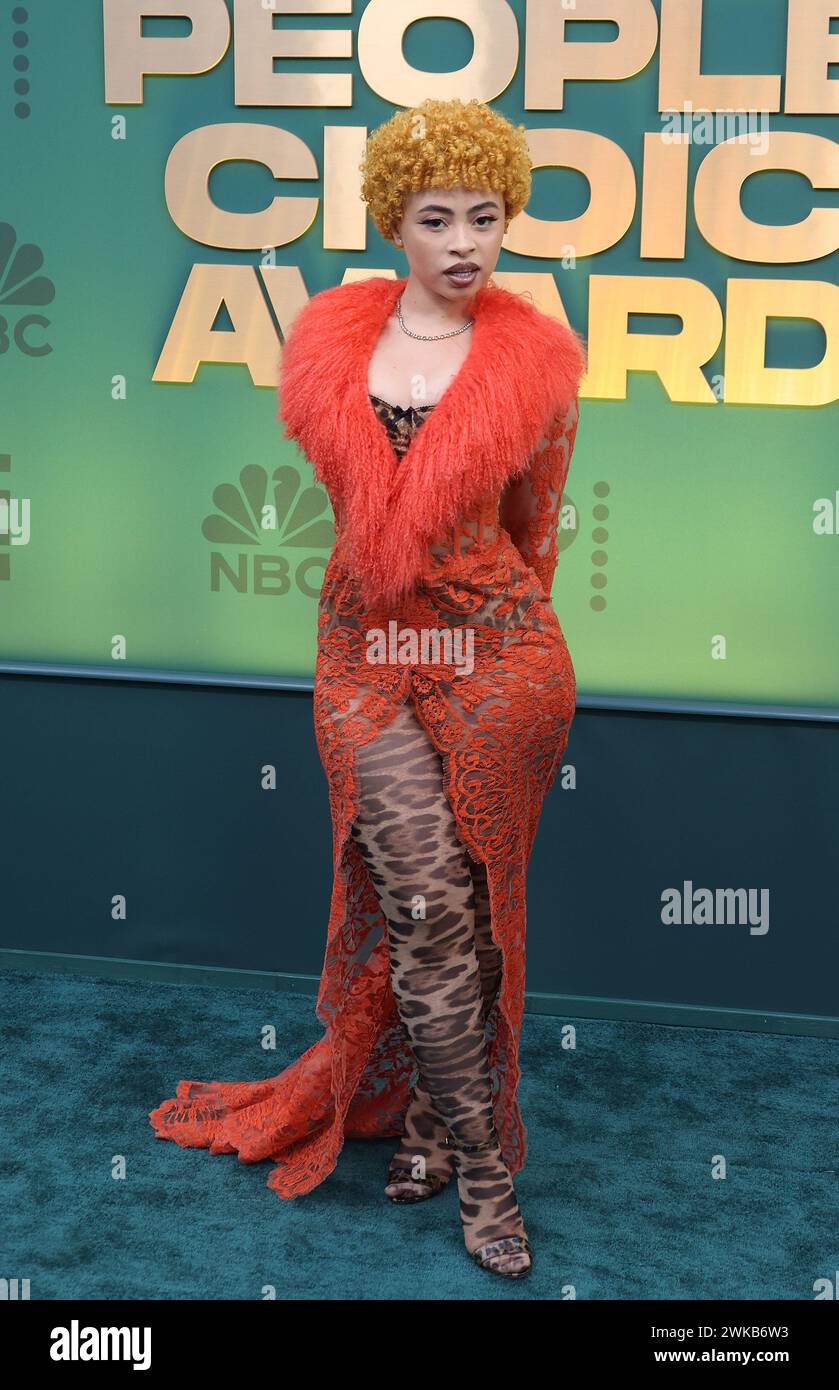 Ics Spice attends the 2024 People's Choice Awards at Barker Hangar on ...