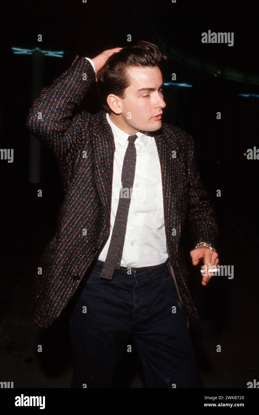 Charlie Sheen Circa 1980's. Credit: Ralph Dominguez/MediaPunch Stock ...