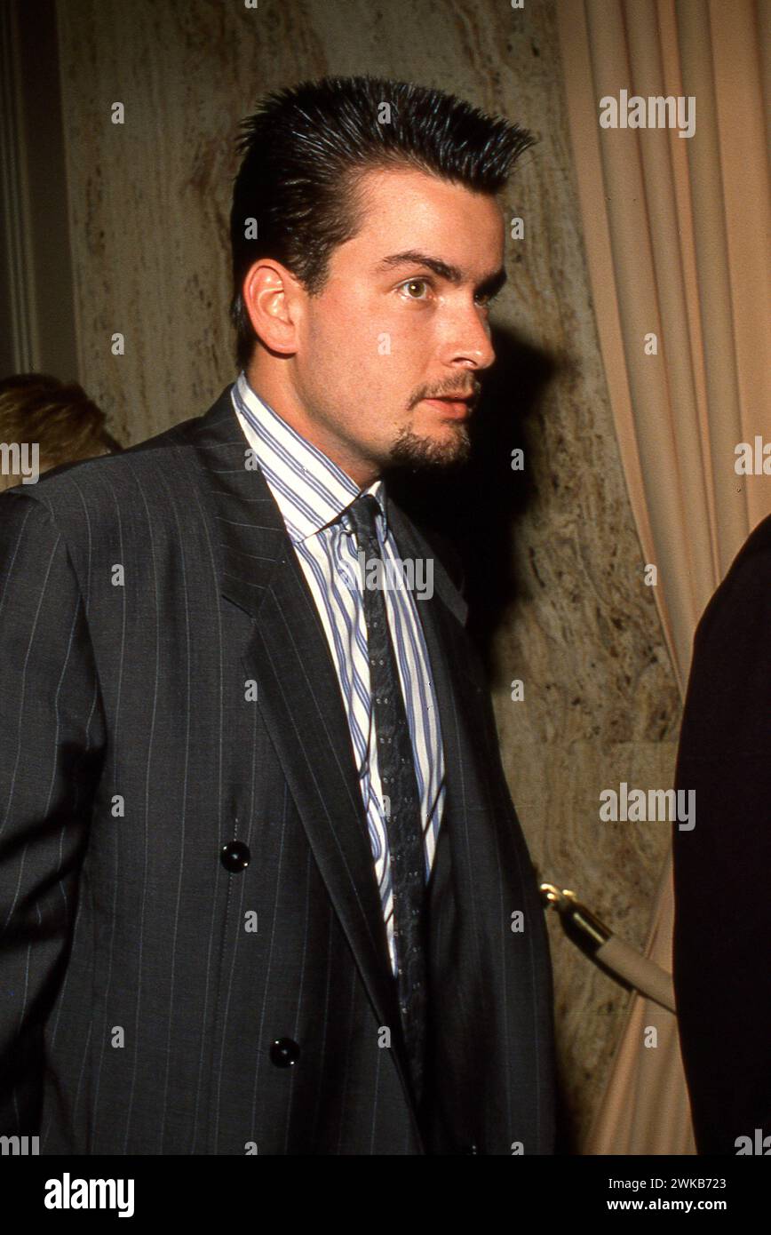 Charlie Sheen Circa 1980's. Credit: Ralph Dominguez/MediaPunch Stock ...