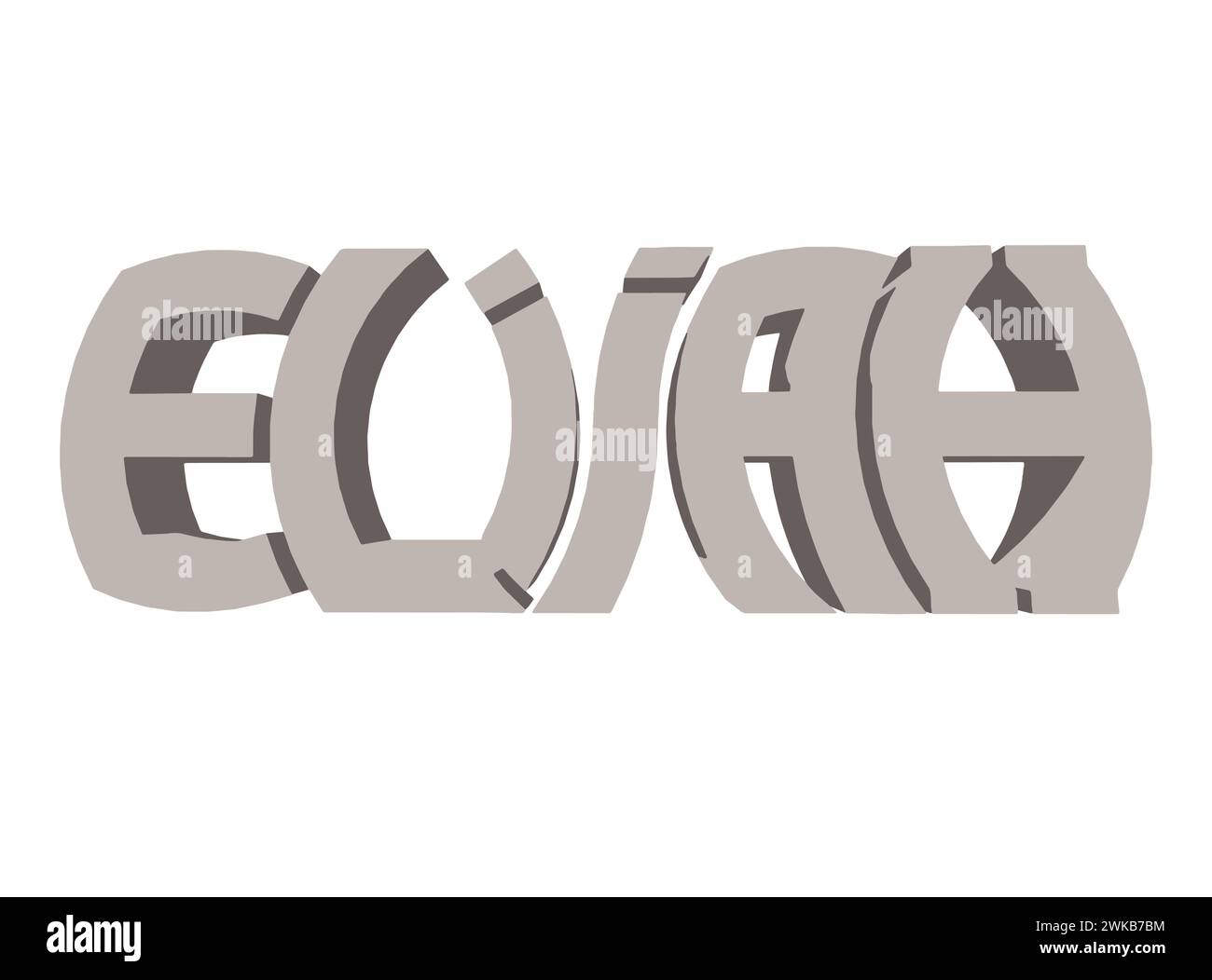Elijah typography Stock Vector Images - Alamy
