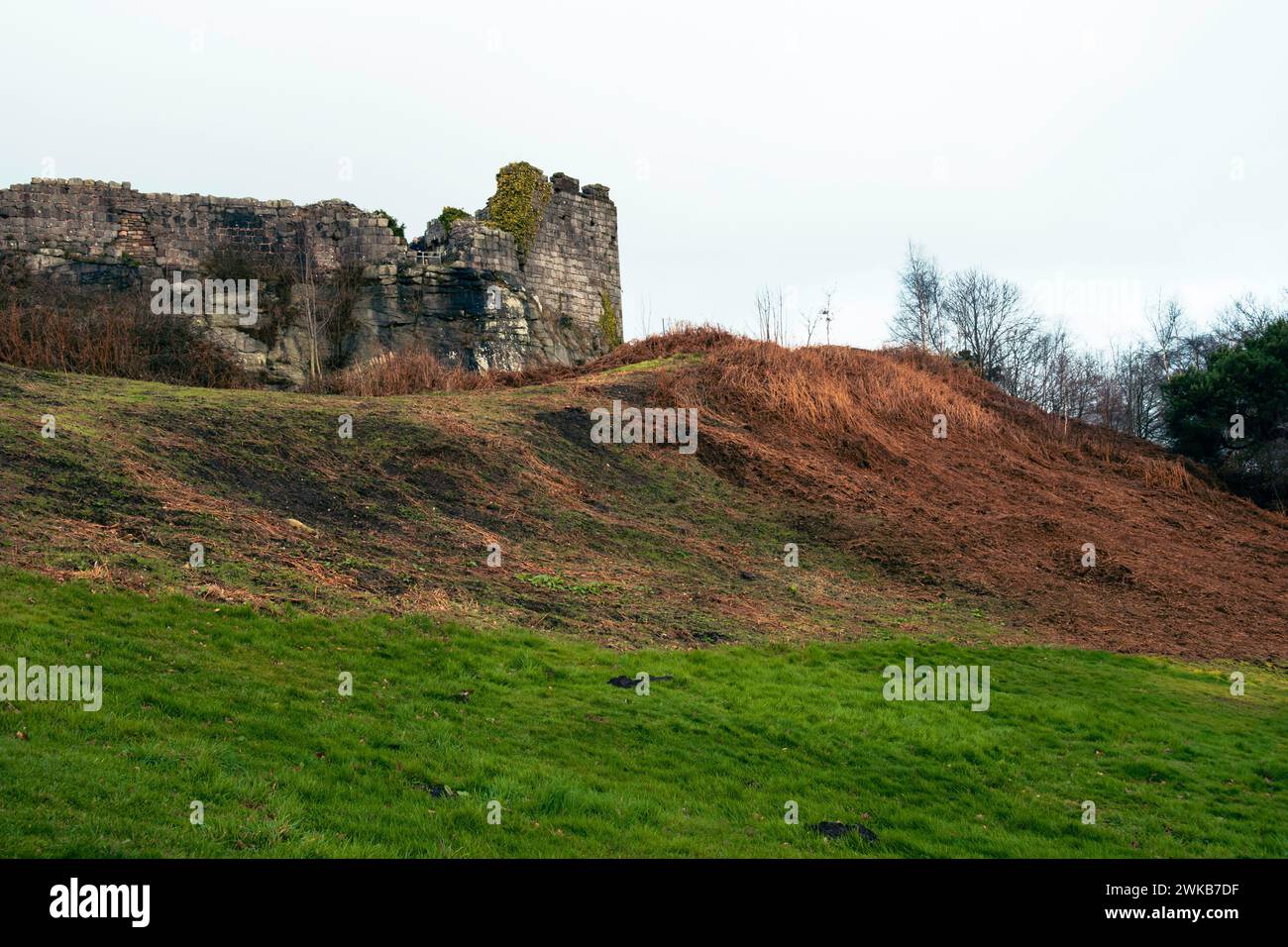 Beeston castle is one of the most dramatically sited medieval castles ...