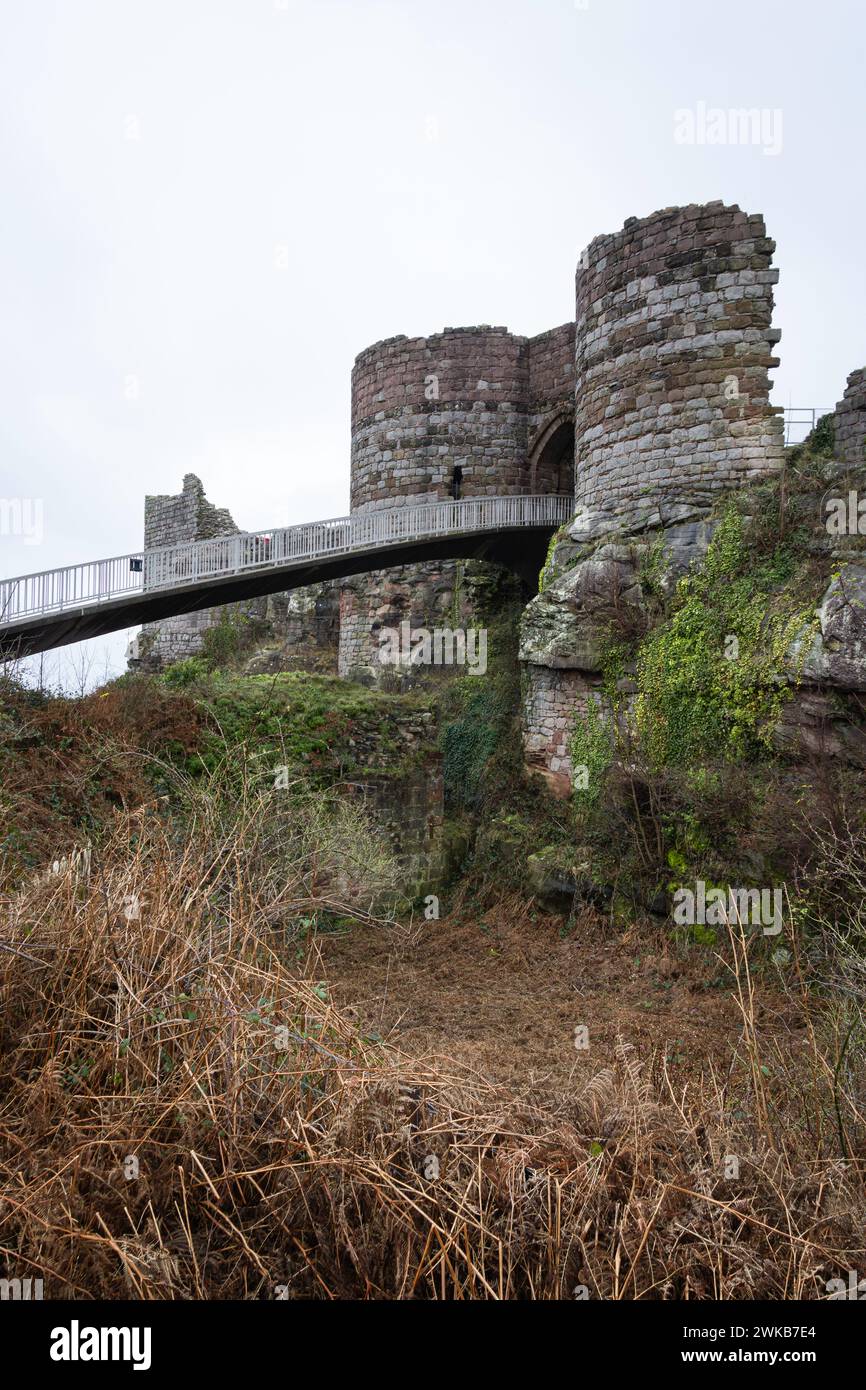 Beeston castle is one of the most dramatically sited medieval castles ...