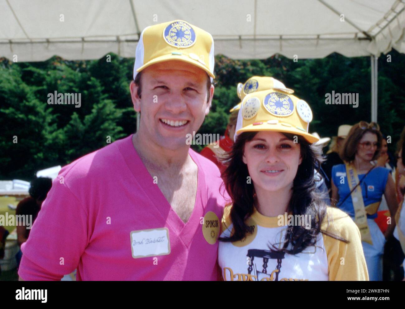 Philece Sampler and Brad Blaisdell Circa 1980's Credit: Ralph Dominguez ...