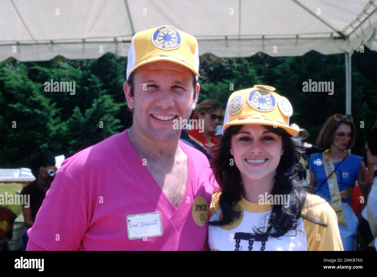 Philece Sampler and Brad Blaisdell Circa 1980's Credit: Ralph Dominguez ...