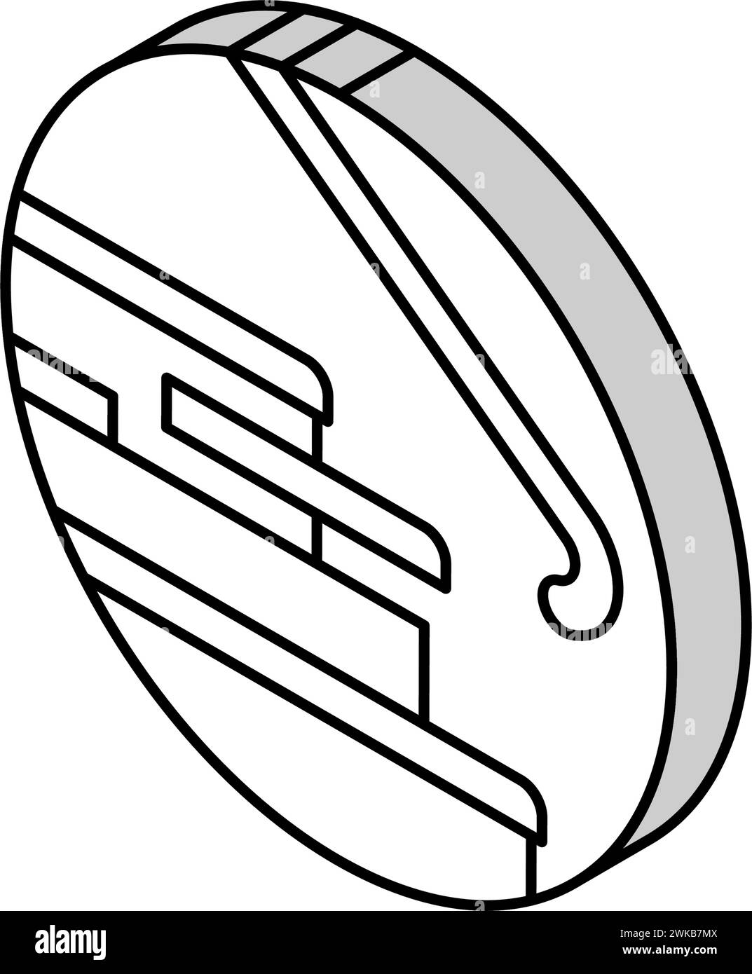 Stair Restoration Isometric Icon Vector Illustration Stock Vector Image